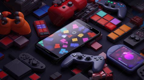 놀라운 게임 설정 휴대폰을 중심으로 3d 렌더링 환경에 푹 빠져보세요 설정 배경 휴대 배경 현실 배경 이미지 Hd 설정 휴대 현실 배경 사진 무료 다운로드