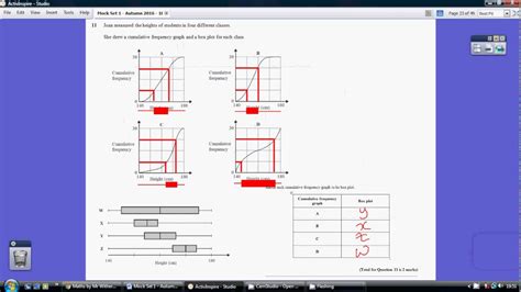 Edexcel Gcse Mathematics 9 1 Mock Set 1 Autumn 2016 1h Youtube