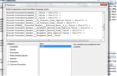 How To Define Setdata And Getdata In Rtc Reports In Dynamics Nav