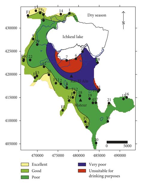 Spatial Distribution Maps Of Wqi Download Scientific Diagram