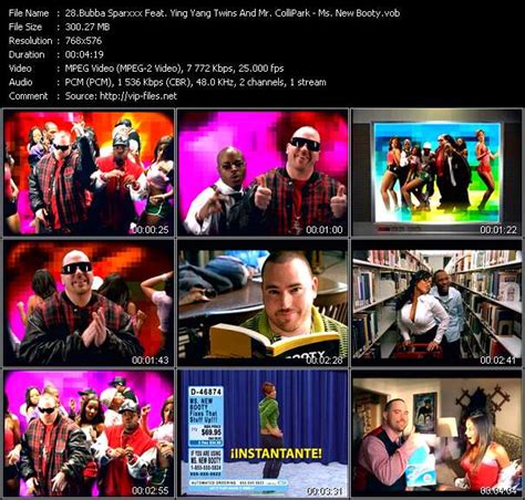 Bubba Sparxxx Ying Yang Twins And Mr Collipark Ms New Booty Download Hq Music Video Vob