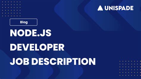 Nodejs Developer Job Description Template Unispade Blog
