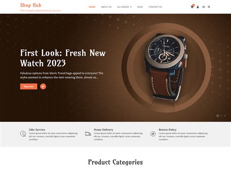 Shop Hub Free Blogging Wordpress Theme Download