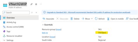 Public Ip Sku Update Issue Microsoft Qanda