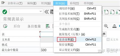 小技巧：sap 调整se16n 后台表 默认显示条目数 知乎
