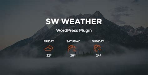 11 Best Weather Wordpress Widgets And Plugins Idevie