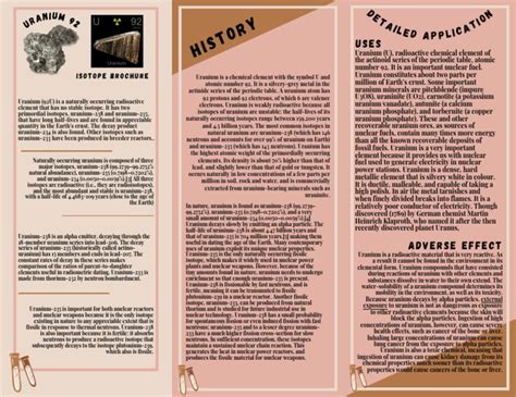 Isotope Brochure Pdf Uranium Nuclear Fission