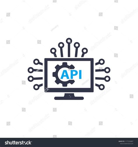 Api And Software Integration Vector Icon On White Integration Software Api White Vector Icons