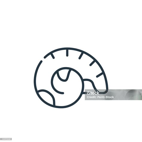 쉘 벡터 아이콘입니다 쉘 편집 가능한 스트로크 웹 및 모바일 앱 로고 인쇄 매체에 사용하기 위한 쉘 선형 기호입니다 얇은 선