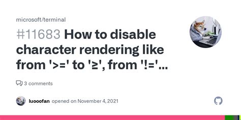 How To Disable Character Rendering Like From To ≥ From To