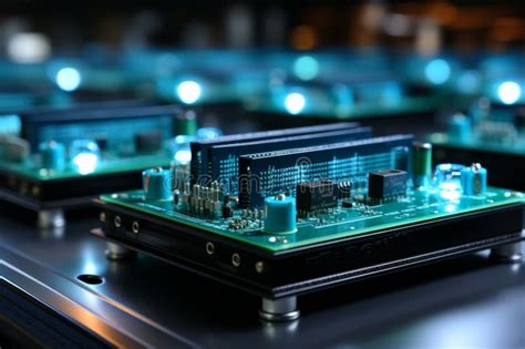 Modern Chip Mounter In Printed Circuit Board Workshop With Advanced