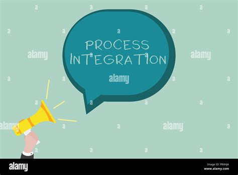 Word Writing Text Process Integration Business Concept For Connectivity Of Systems Services And
