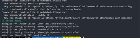 Question Error When Start Web Server · Issue 598 · Apitableapitable · Github