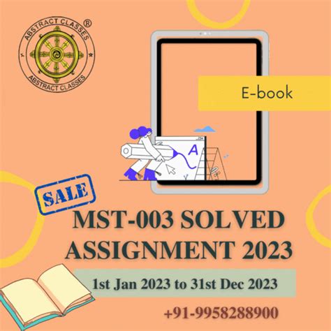 IGNOU MST Solved Assignment PGDAST IGNOU MST Solved Assignment PGDAST
