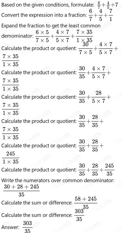 solved 7 is added to the sum of 4 5 and 6 7 [math]