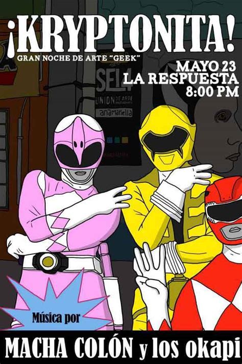 Trocitos Gráficos ¡kryptonita Gran Noche De Arte “geek” Con Macha