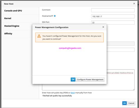 Install Ovirt Compute Node On Centos Stream 9 Rocky 9 Computingforgeeks