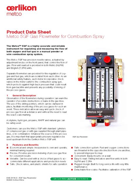 Dse 0118 0 5gf Pdf Flow Measurement Valve