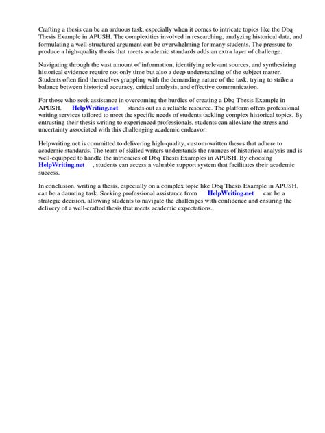 Dbq Thesis Example Apush Pdf Essays Whig Party United States