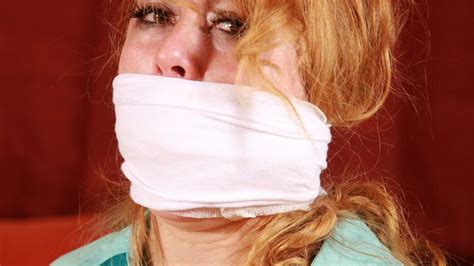 Curvy Pantyhose Clad Layla Smirks Makes A Cocky BET She Can Get Out Of Being Bound Gagged