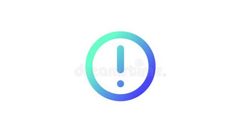 Animated Warning Linear Ui Icon Stock Video Video Of Message Mobile