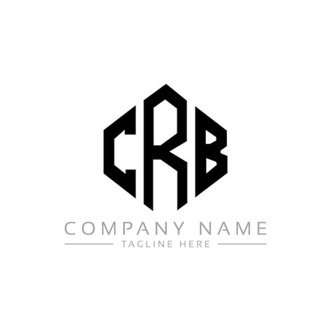 Premium Vector Crb Letter Logo Design With Polygon Shape Crb Polygon