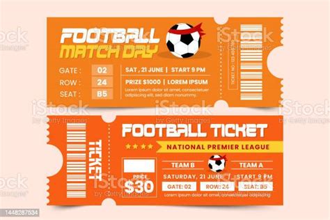 축구 토너먼트 스포츠 이벤트 티켓 디자인 템플릿 간단하고 우아한 디자인 건축물에 대한 스톡 벡터 아트 및 기타 이미지 건축물 경기 스포츠 경쟁 Istock