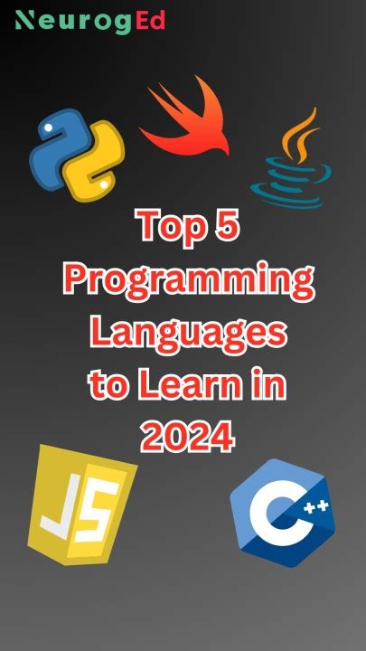 top 5 programming languages for 2024 neuroged posted on the topic linkedin