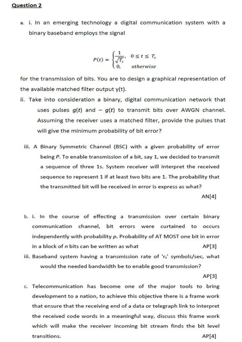 Solved Question 2 A I In An Emerging Technology A Digital