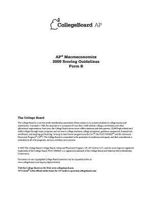 2009 Ap Macro Frq Fill Online Printable Fillable Blank PdfFiller