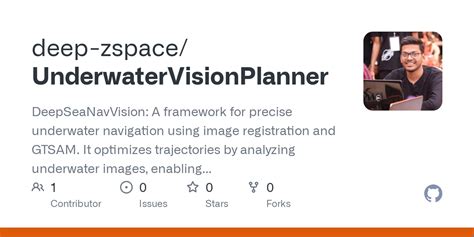 Github Deep Zspace Underwatervisionplanner Deepseanavvision A Framework For Precise