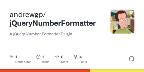 github andrewgp jquerynumberformatter a jquery number formatter plugin