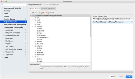 Developing Mac Homebrew With Rubymine — Andrew Janke