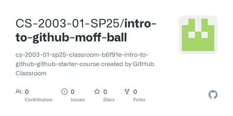 GitHub CS SP Intro To Github Moff Ball Cs Sp Classroom B F E Intro To