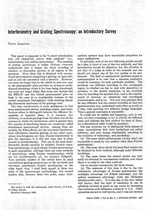 Pdf Interferometry And Grating Spectroscopy An Introductory Survey Dokumen Tips