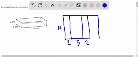 SOLVED A Draw A Net For This Rectangular Prism B Find The Numerade