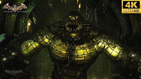 Batman Arkham Asylum Killer Crocs Lair Survival Horror Style