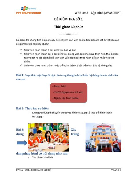 Test 01 Javascript Pdf