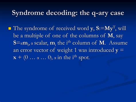 Hamming Codes Ppt