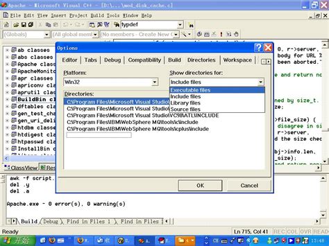 Windows 下apache D 2063编译手记apache 2036 Csdn博客