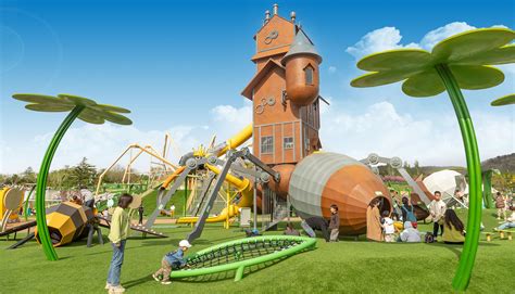 Firefly Hill Amusement Park In Yantai Botanical Garden Cowboy Playground