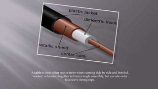 Types Of Cables PPTX
