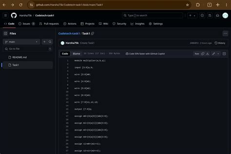 Harsha Vardhan Kade On Linkedin I Have Successfully Completed The Task1 In Codetech It Solution☺️