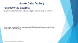 Parameterize Datasets In Azure Data Factory Pptx