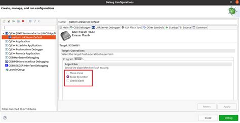 [k32w061] How To Debug Chip Lighting Example Application In Mcuxpresso