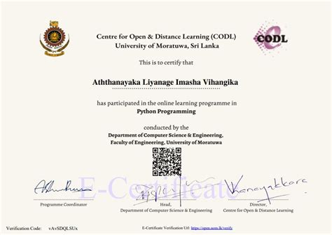 Imasha Attanayake On Linkedin Pythonprogramming Universityofmoratuwa