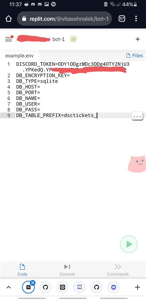 Bug Discord Token In Env · Issue 187 · Discord Ticketsbot · Github