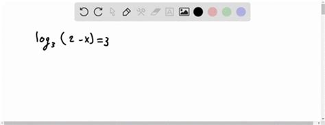 SOLVED Logarithmic Equations Solve The Logarithmic Equation For X Log X Log X 3 1