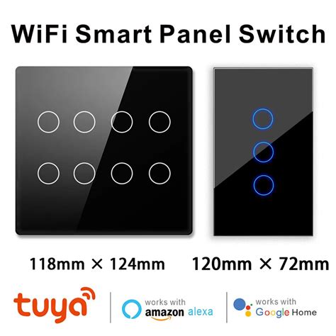 Tuya Interruptor Inteligente Com Controle De Voz Sensor De Toque