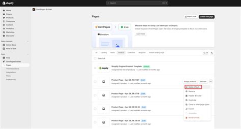 Replace Your Default Product Page With Gempages Product Page Help Center
